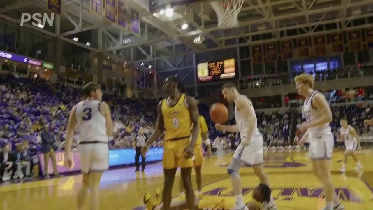 Landon Wolf fights off defender for and-1 - ESPN Video