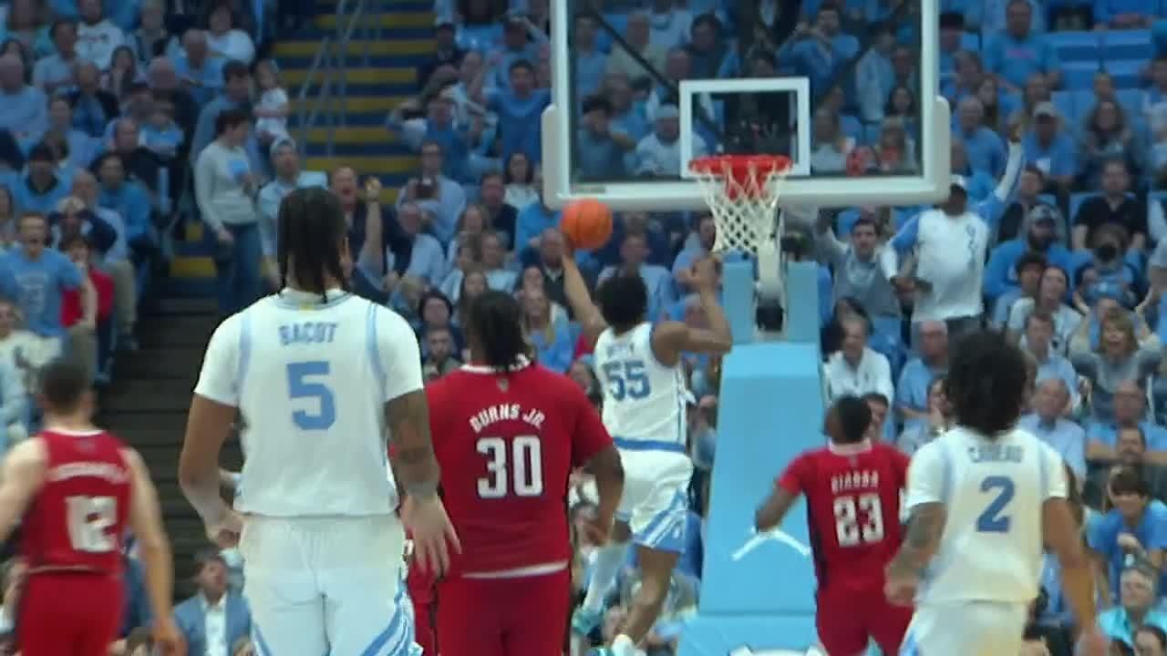 Elliott Cadeau dimes Harrison Ingram for an impressive UNC bucket ...