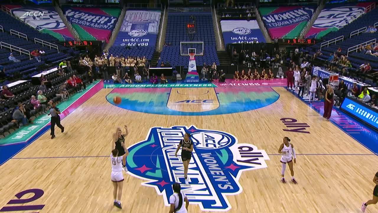 Kate Deeble drills the trey - ESPN Video