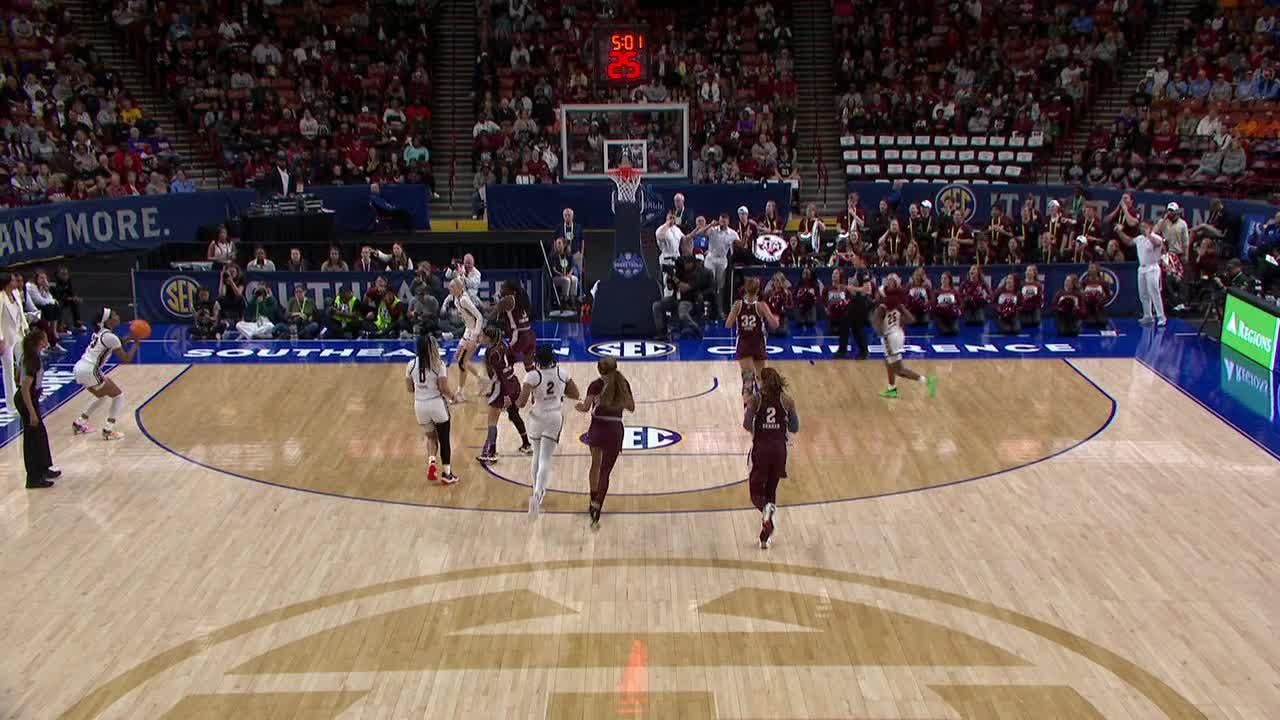 Bree Hall nails it from behind the arc - ESPN Video