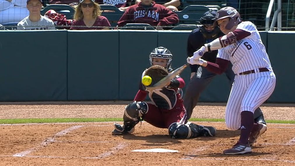 Trinity Cannon triples off the wall to drive in two for Texas A&M ...