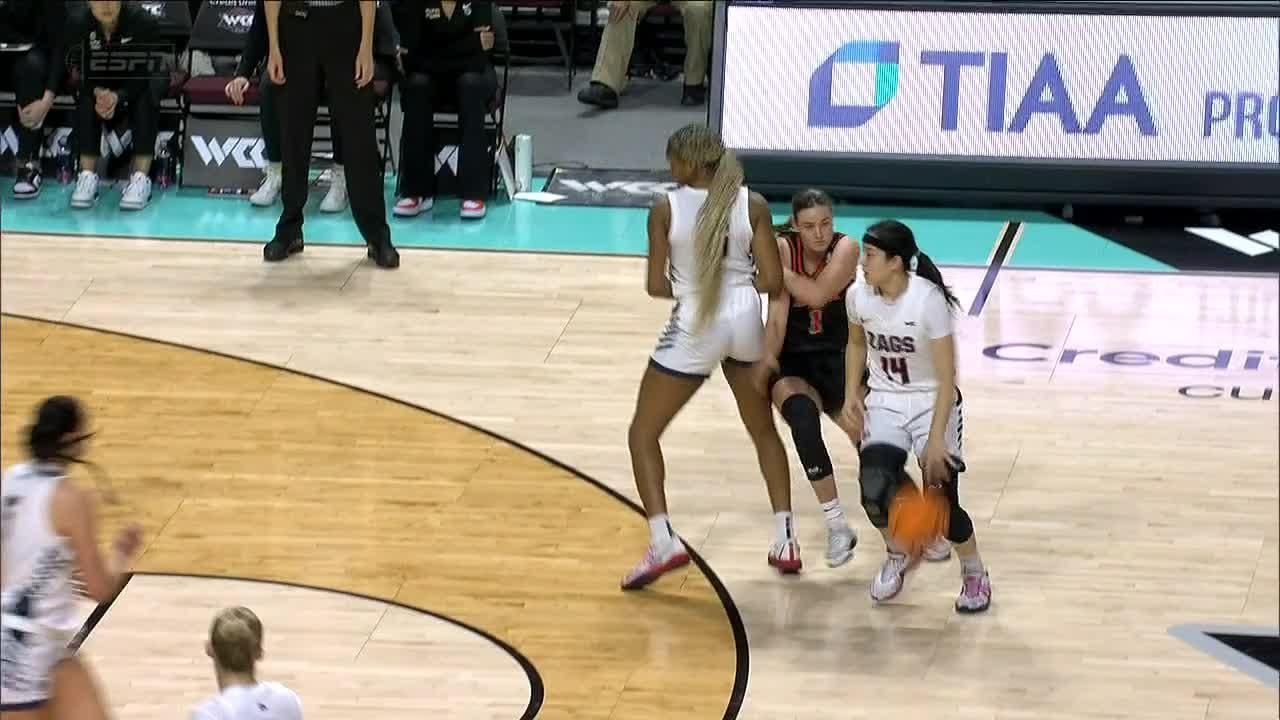 Kadie Deaton rises to block the shot - ESPN Video