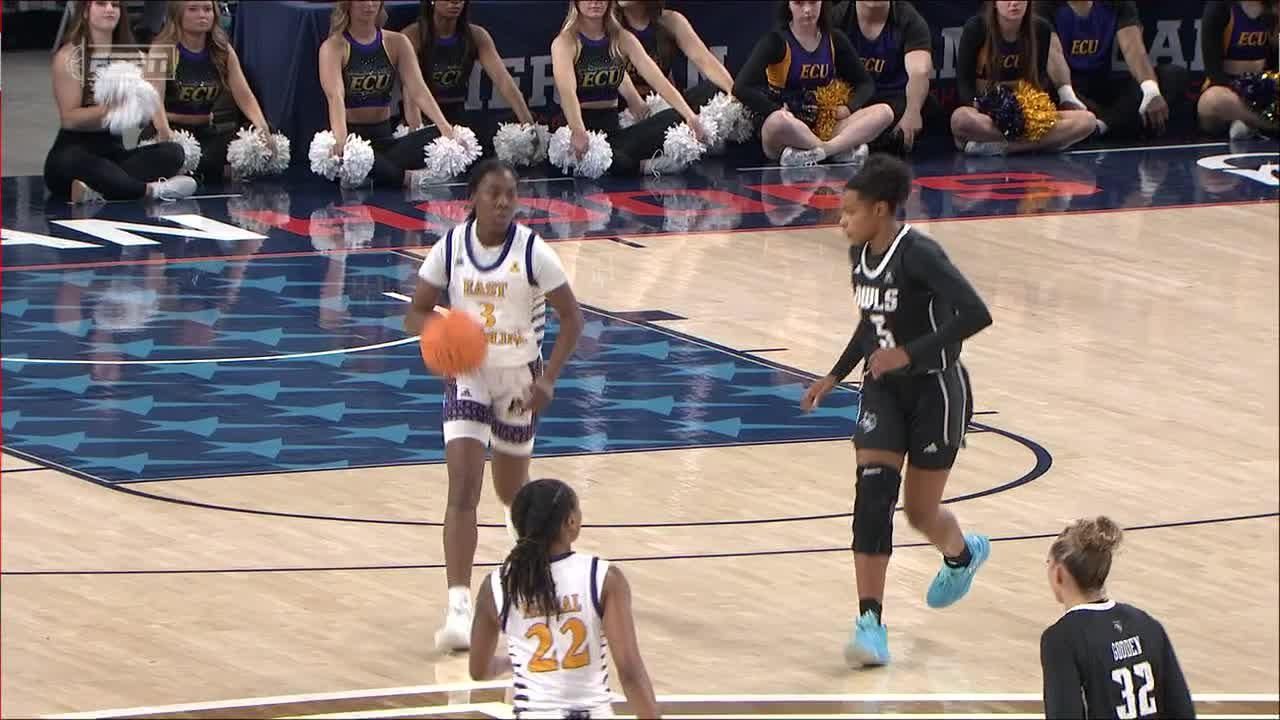 Destiny Jackson makes a great defensive play for the steal - ESPN Video