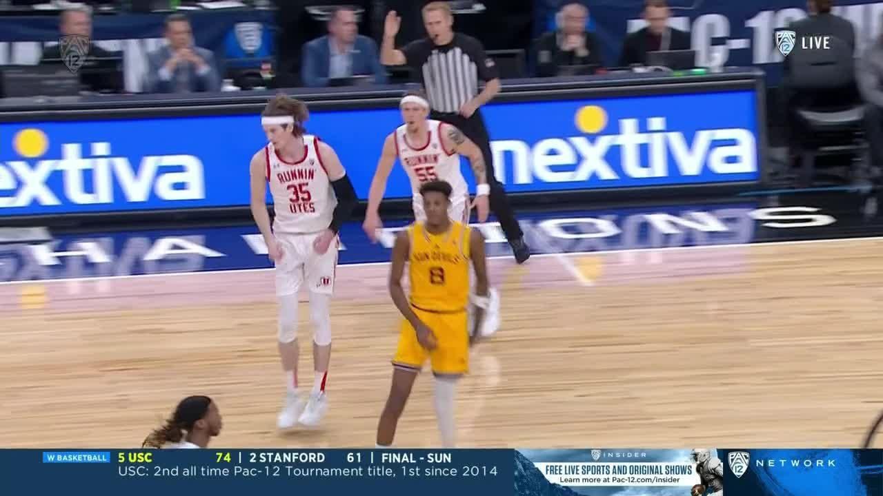 Branden Carlson shows off range with long 3-pointer - ESPN Video