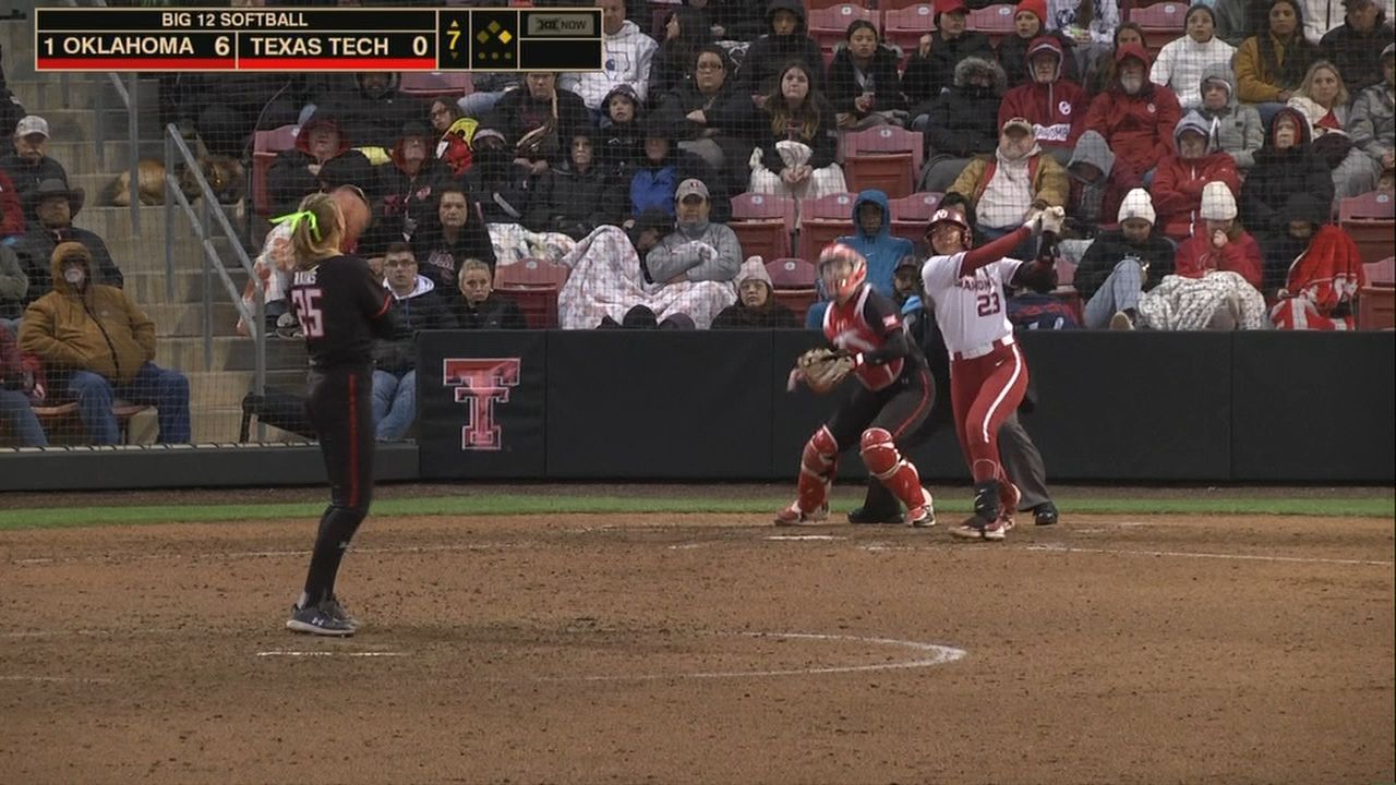 Tiare Jennings' 2nd HR of game seals Oklahoma's win - ESPN Video