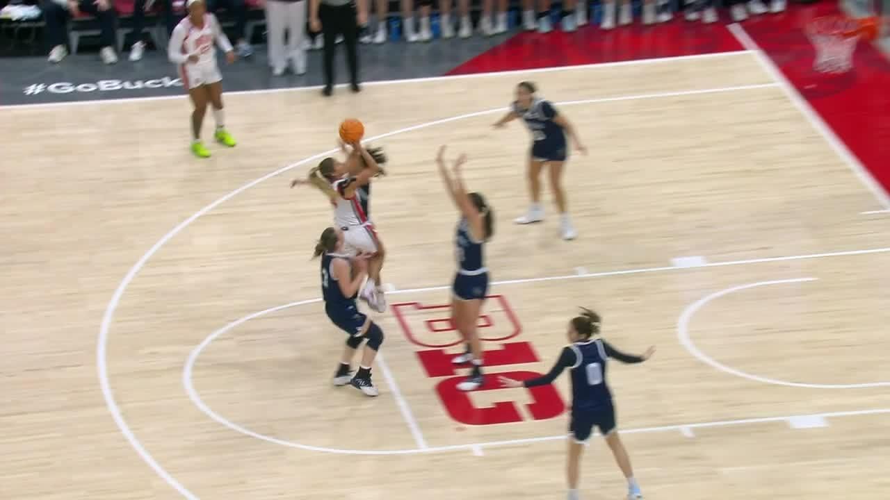Jacy Sheldon beats the buzzer with a free throw line floater - ESPN Video