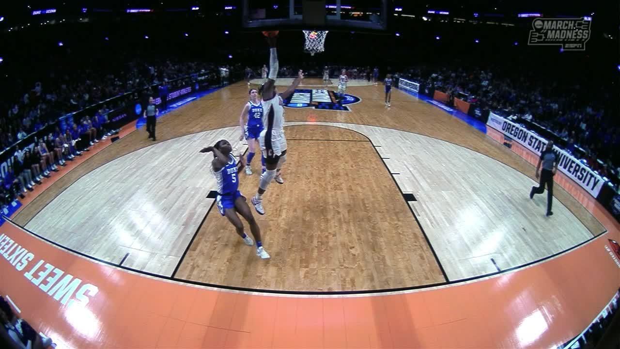 Aaliyah Edwards drops in transition layup for UConn - ESPN Video