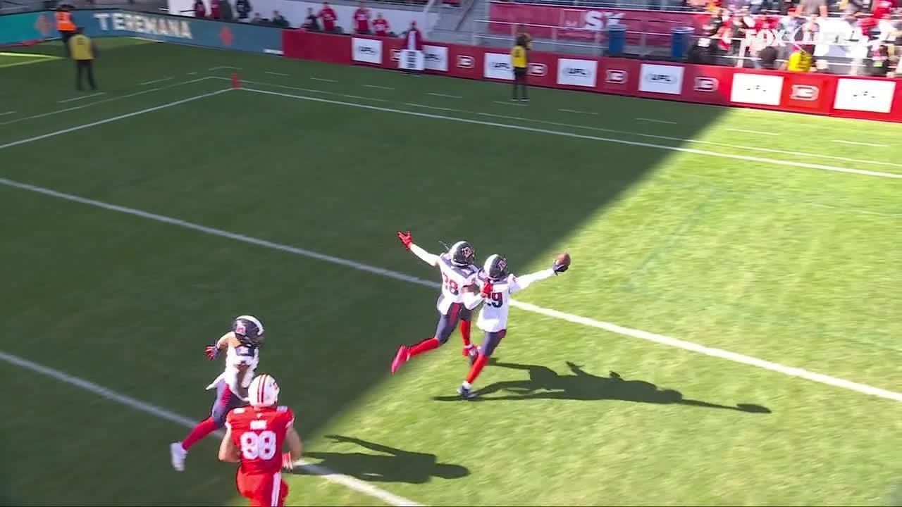 Roughnecks' Corn Elder scores on a pick-six - ESPN Video