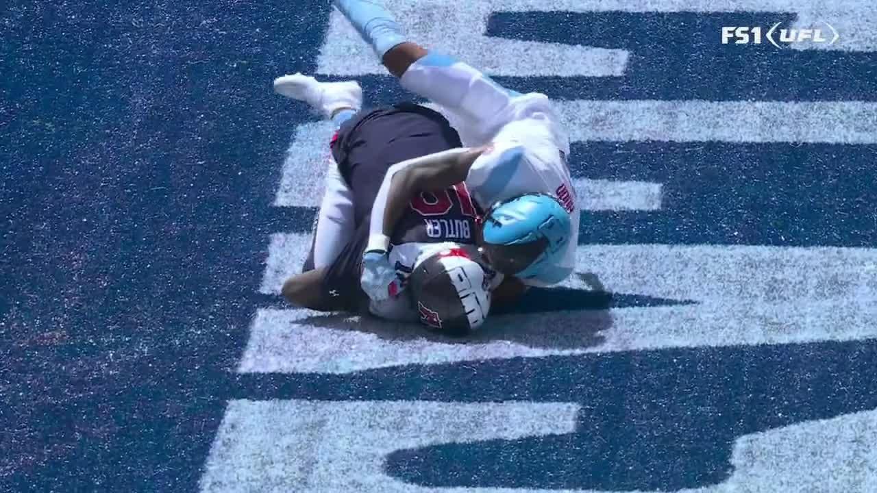 Emmanuel Butler scores a Roughnecks TD - ESPN Video