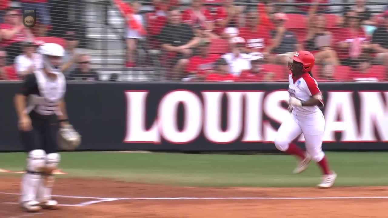 Victoria Valdez smacks a triple against Tigers - ESPN Video