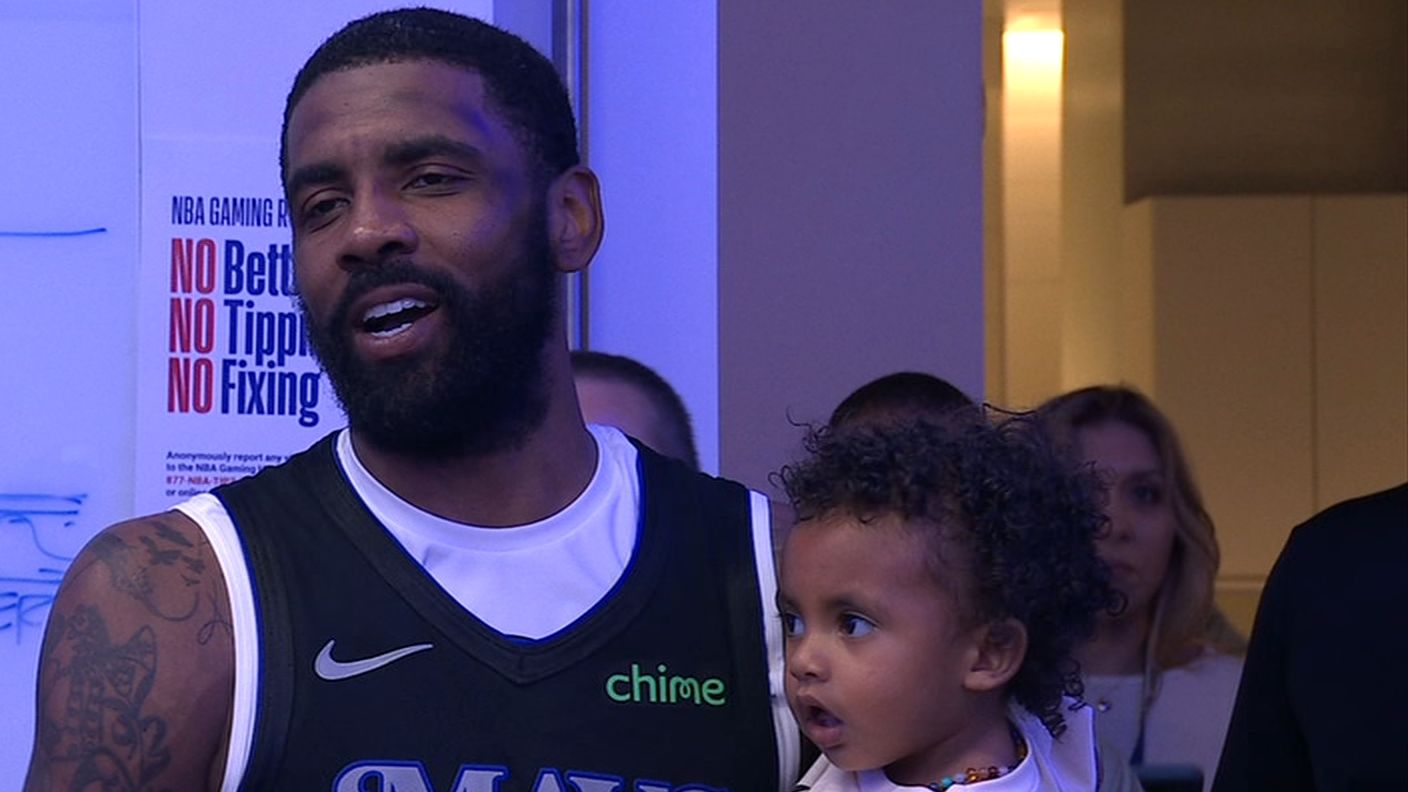 Kyrie shares heartfelt appreciation for teammates - ESPN Video