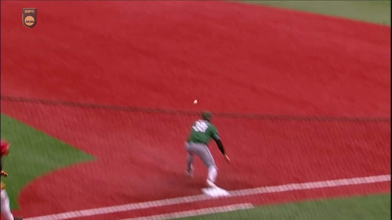 Connor Rasmussen with a Spectacular Fielding Action Nicholls - ESPN Video