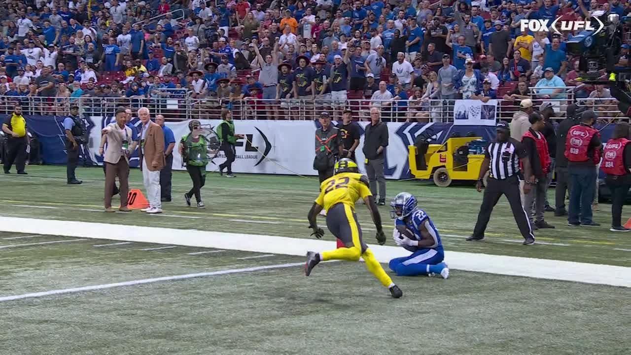 Steven Mitchell hauls in a TD to give the BattleHawks the lead - ESPN Video