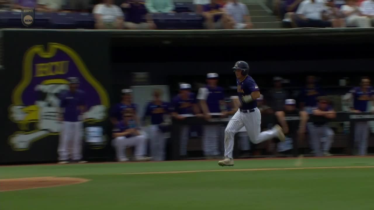 Carter Cunningham doubles ECU's lead - ESPN Video
