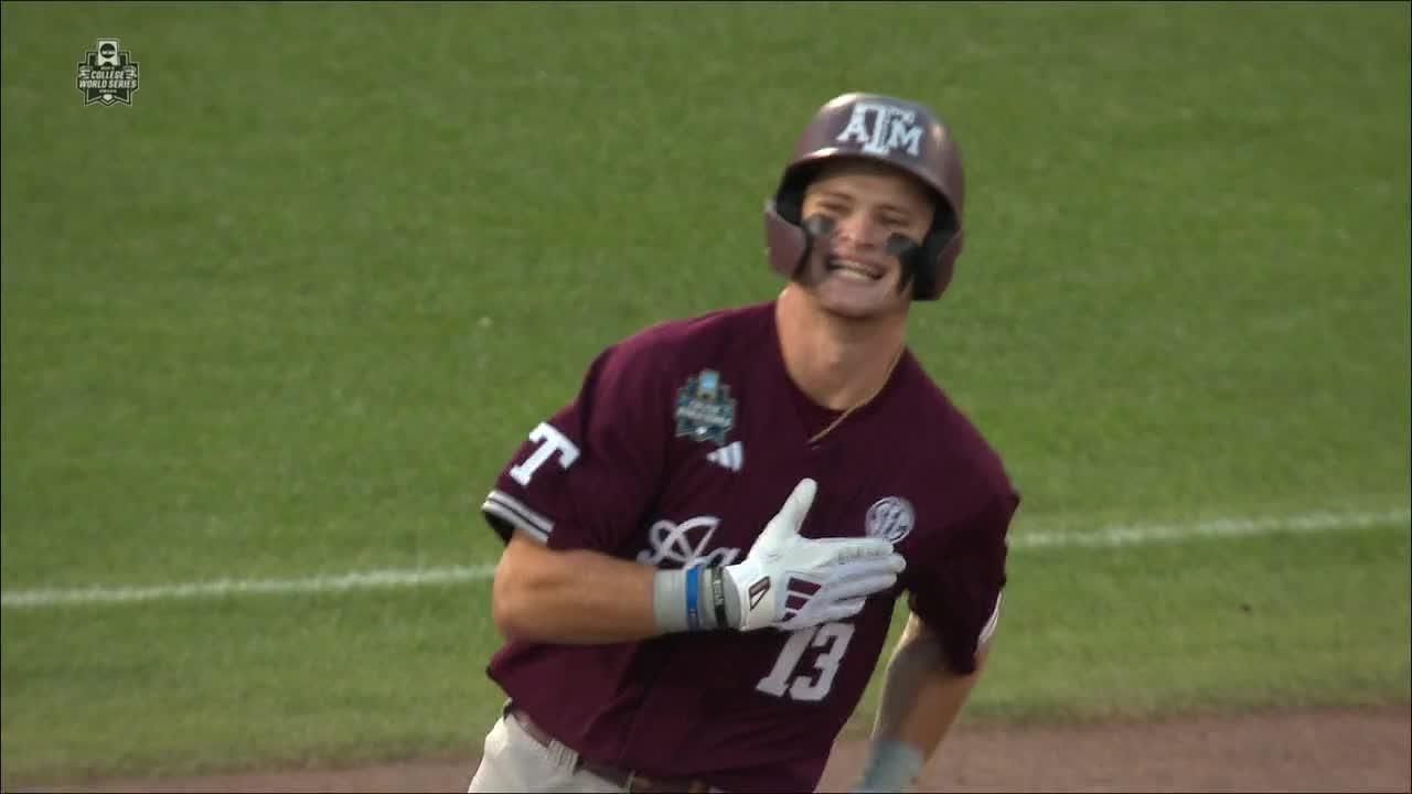 Caden Sorrell wallops a solo HR to pad Texas A&M's lead - ESPN Video