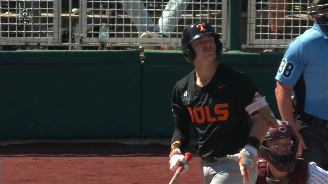 Cal Stark's massive 2-run shot pads Tennessee's lead - ESPN Video