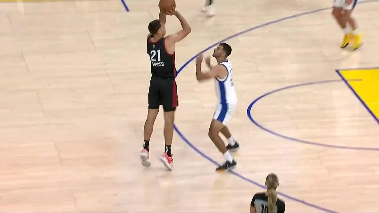 Miami's Cole Swider hits the 3 plus the foul - ESPN Video