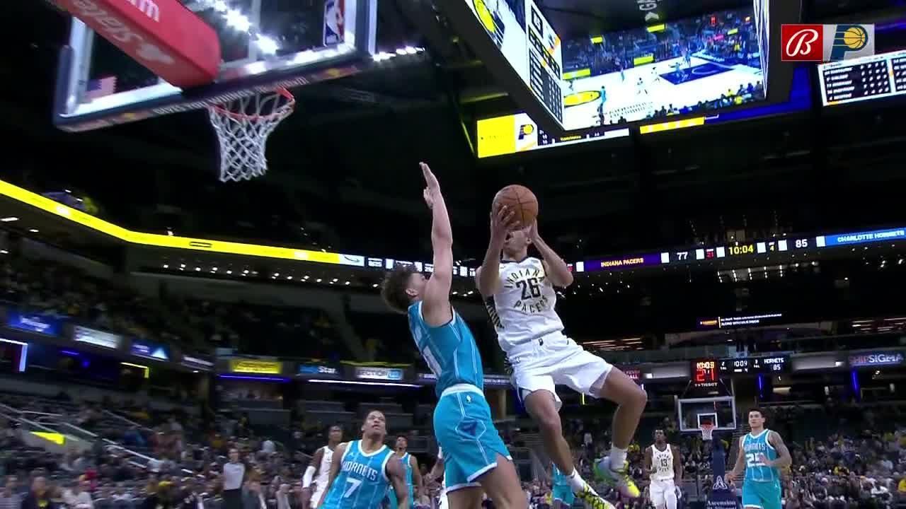 Ben Sheppard somehow gets the and-1 to fall - ESPN Video