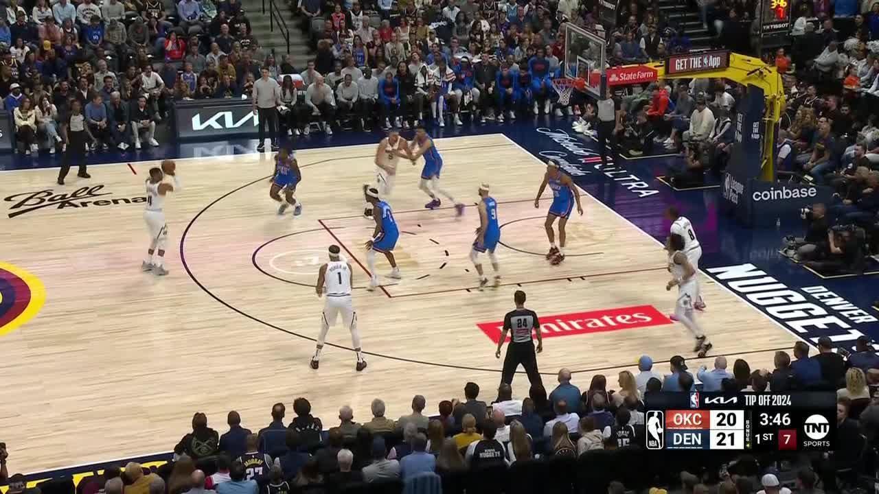 Westbrook's first shot as a Nugget is an airball 3 - ESPN Video