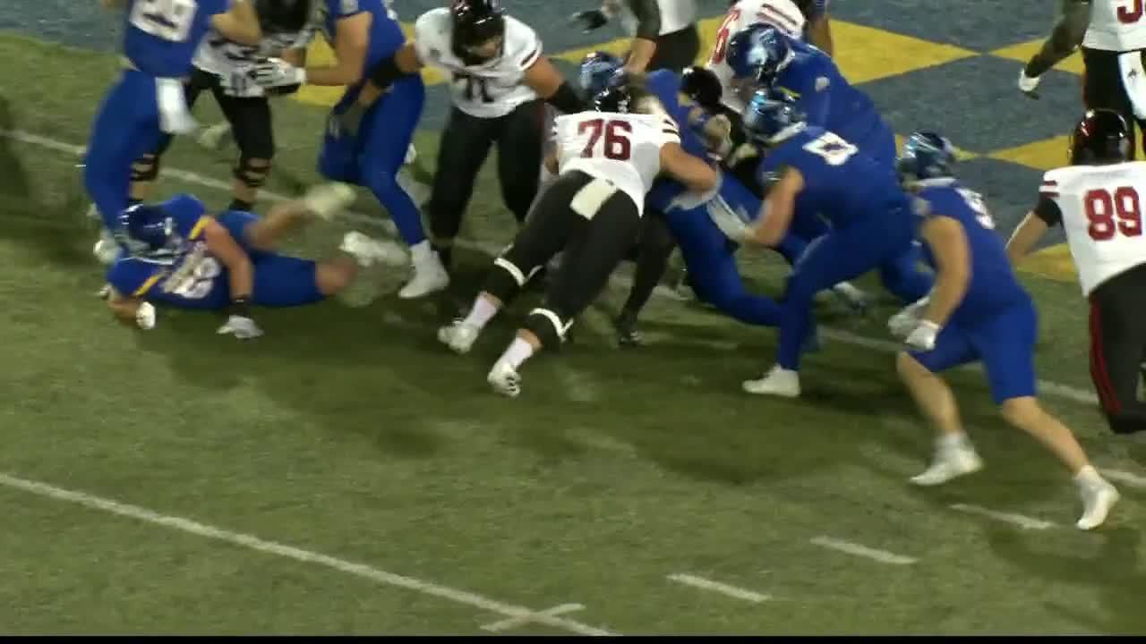 Travis Theis scores 1-yard rushing touchdown - ESPN Video