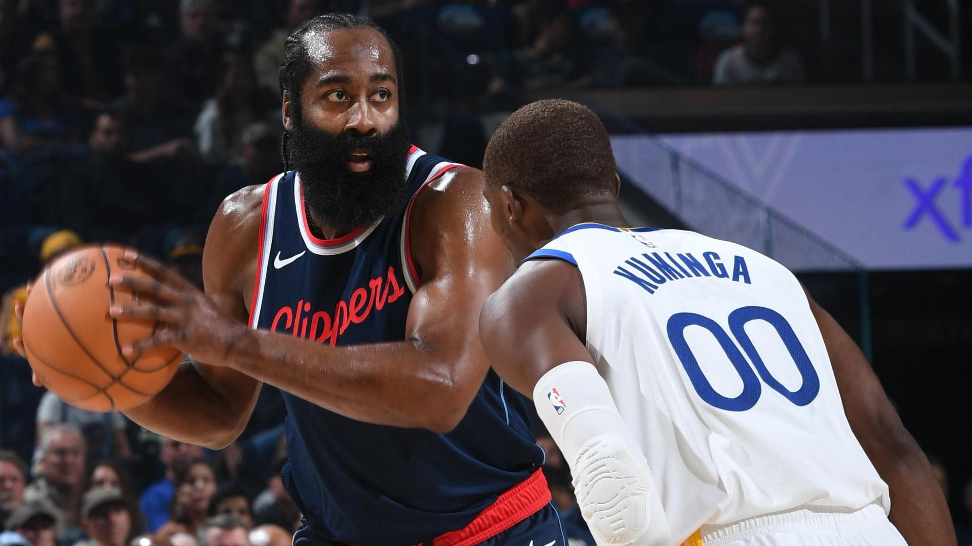 James Harden swings a pass to ... a ref? - ESPN Video