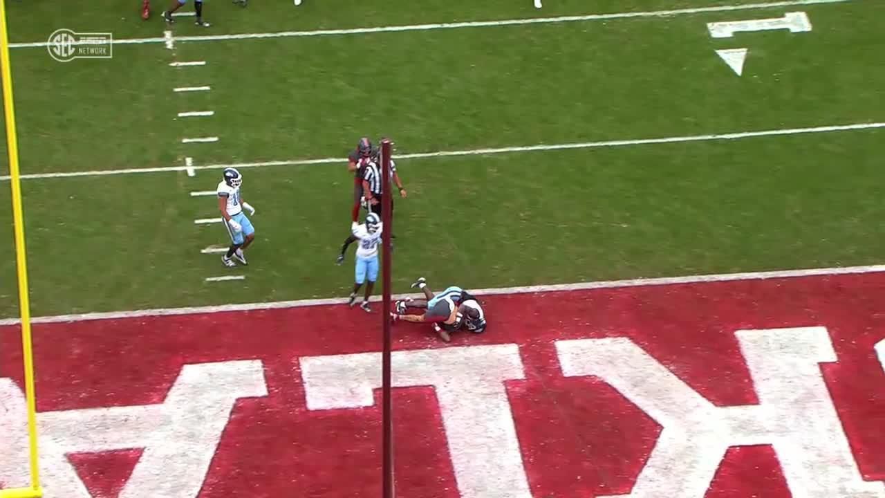 Kaden Helms makes catch for 9-yard receiving touchdown - ESPN Video