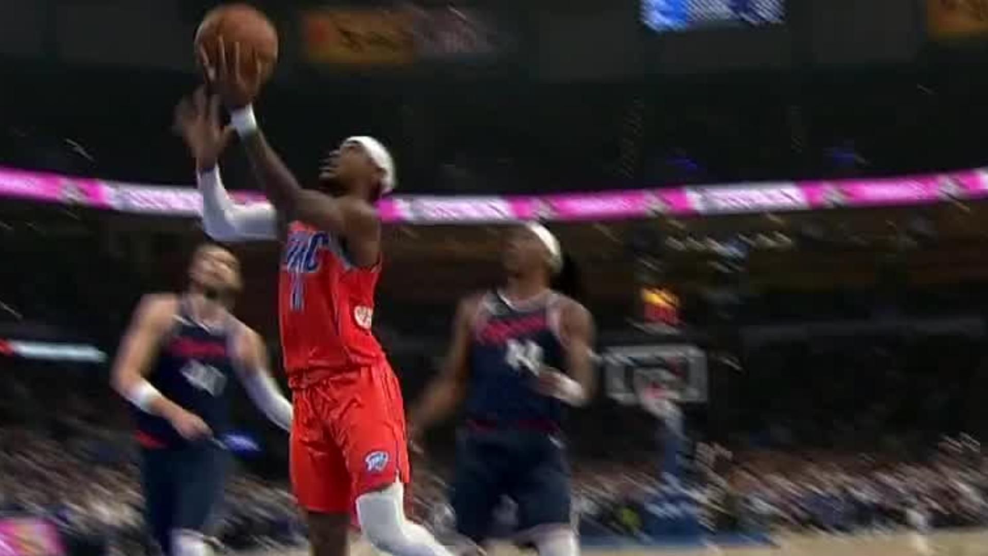 SGA battles through Clippers defense for tough bucket - ESPN Video