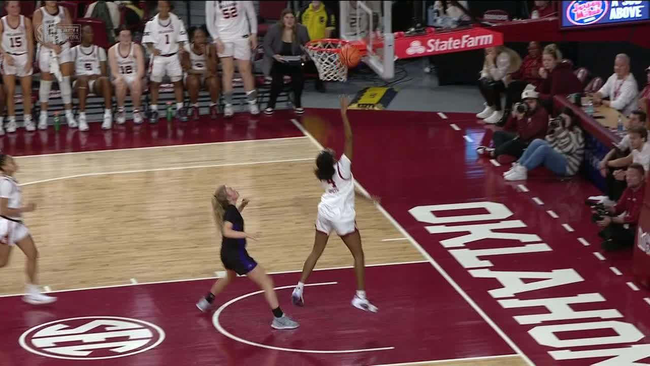 Caya Smith makes a great defensive play for the steal - ESPN Video