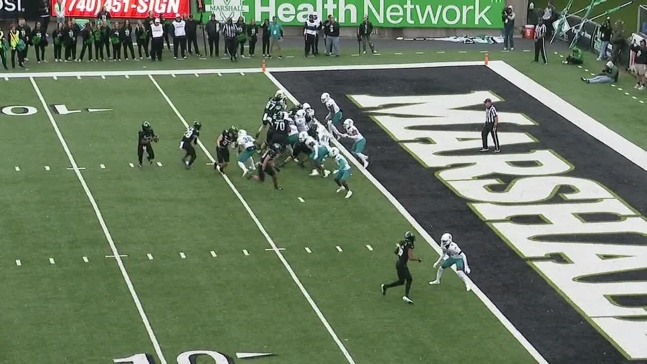 Toby Payne hauls it in for 2-yard receiving touchdown - ESPN Video