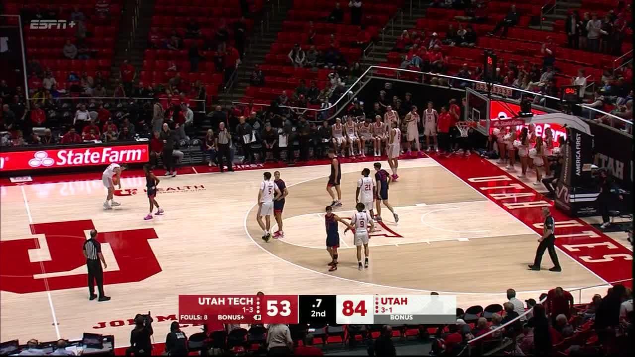 Utah Tech Trailblazers vs. Utah Utes: Game Highlights - ESPN Video