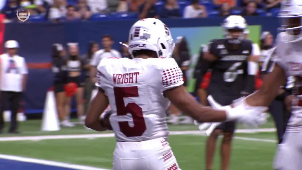 Dante Wright makes catch for 9-yard touchdown - ESPN Video