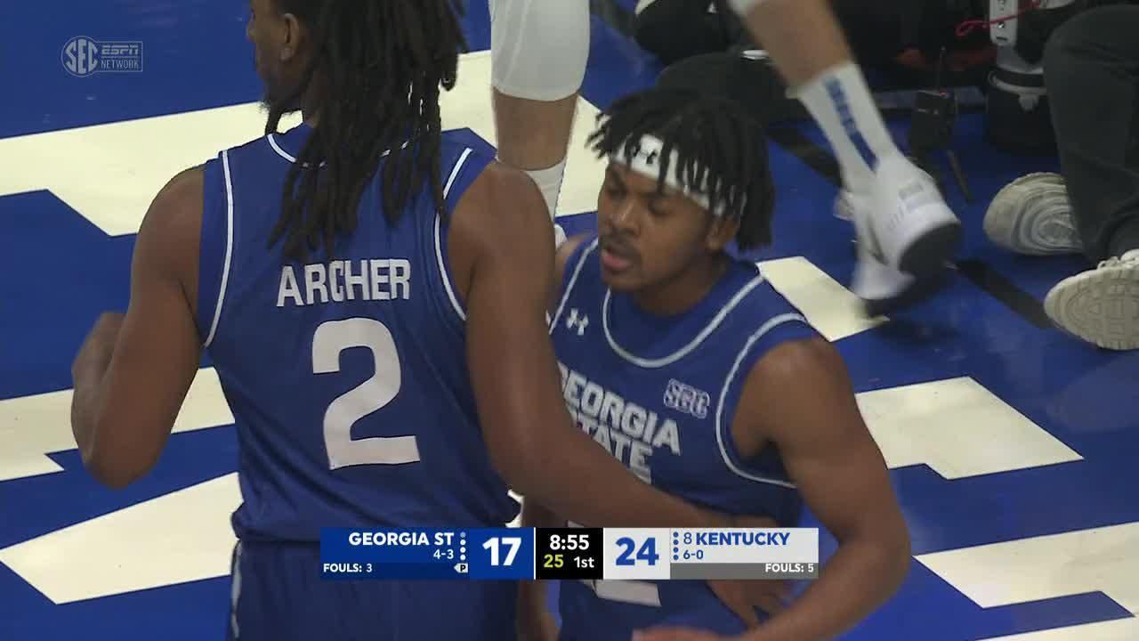 Malachi Brown battles for the Georgia State and-1 - ESPN Video