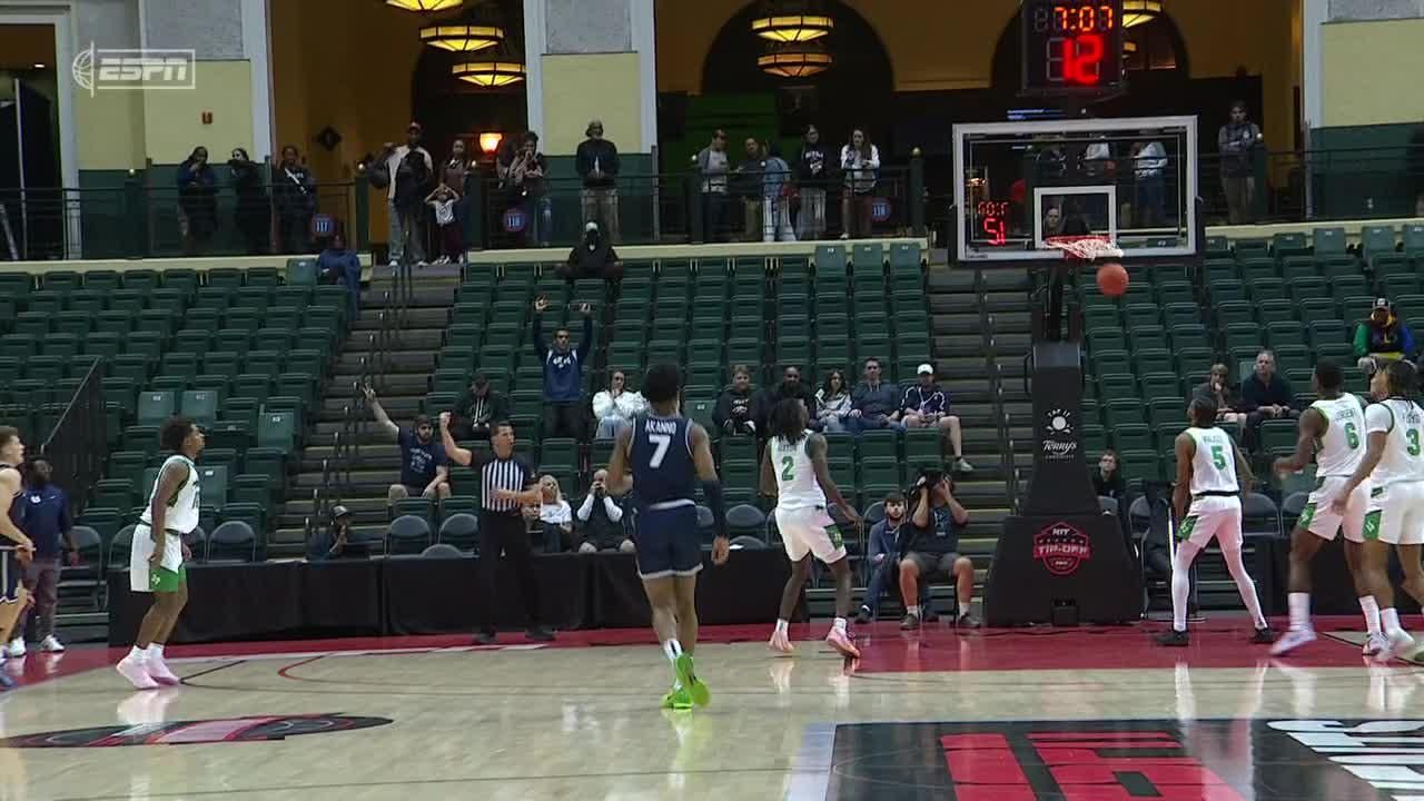 Mason Falslev drains trey vs. North Texas Mean Green - ESPN Video
