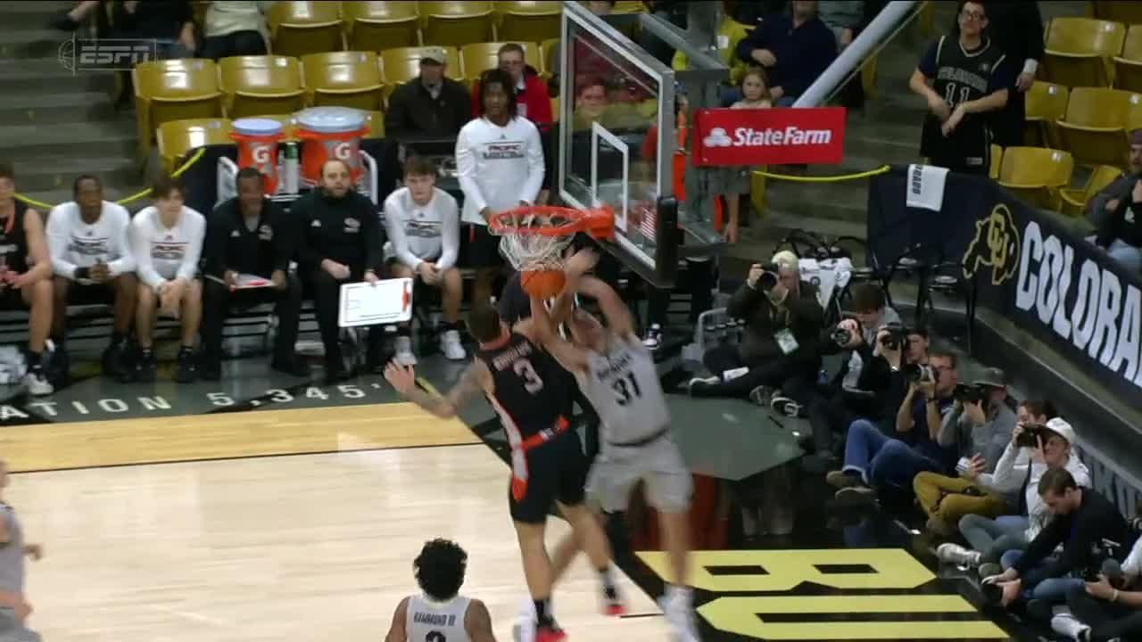 Harrison Carrington throws down powerful slam vs. Pacific Tigers - ESPN ...