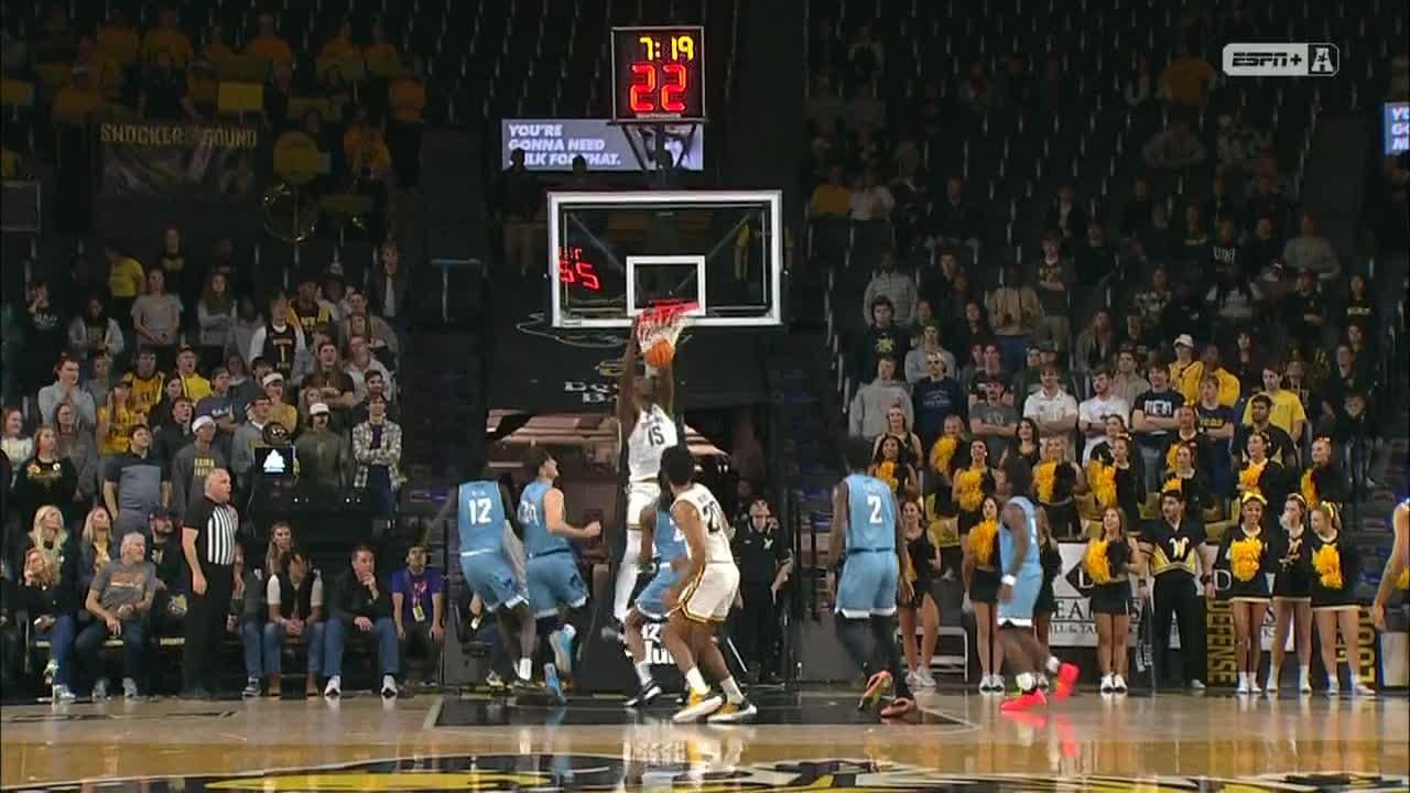 Quincy Ballard gets up for the beautiful jam - ESPN Video