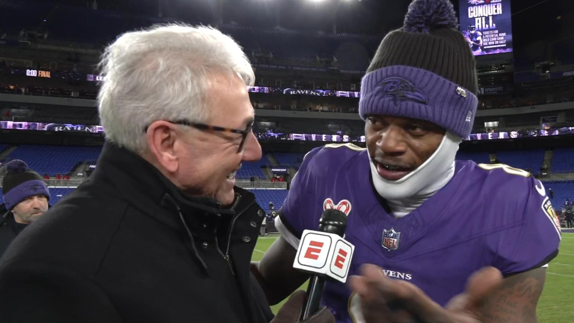 Lamar praises teammates after Ravens seal playoff spot - ESPN Video