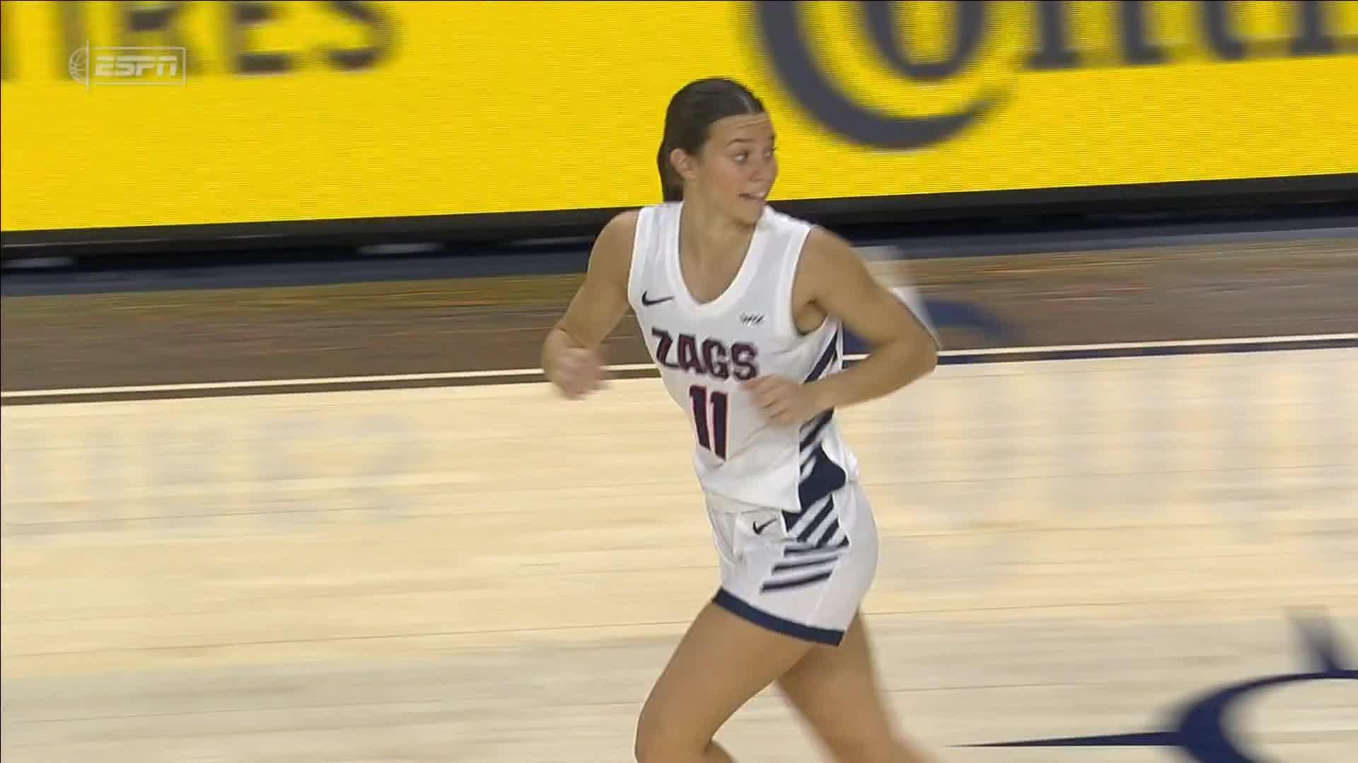 Allie Turner nails it from behind the arc - ESPN Video