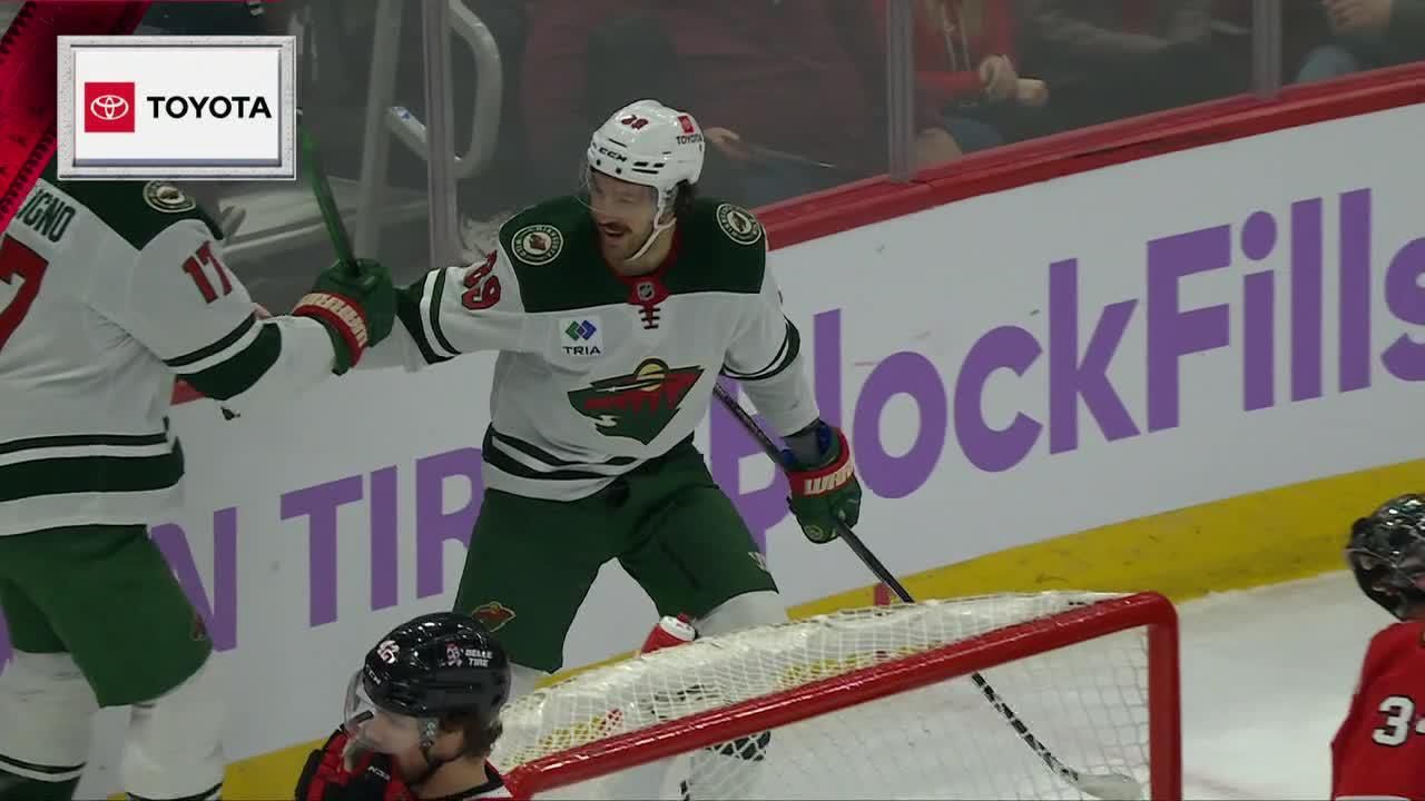 Frederick Gaudreau scores goal for Wild - ESPN Video