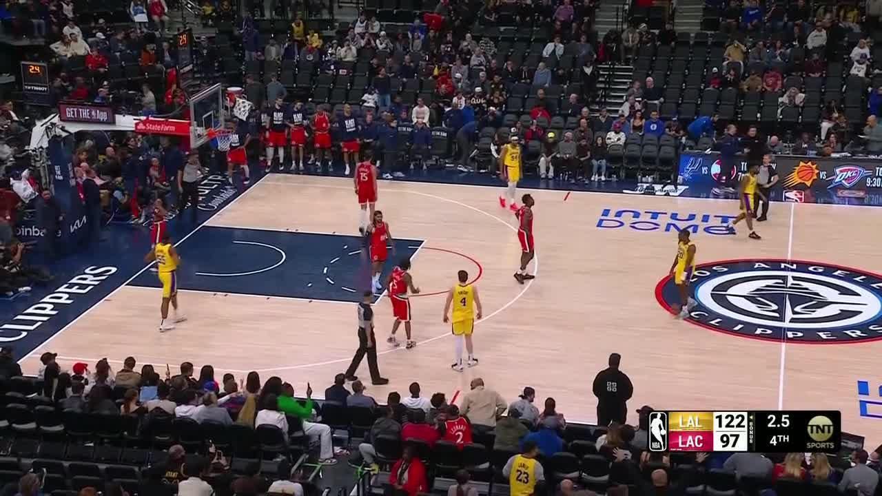 LeBron scores 26, and the Lakers thrash the Clippers 122-97 with Luka ...