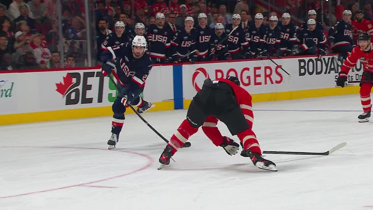 Dylan Larkin delivers the go-ahead goal for Team USA in second period ...