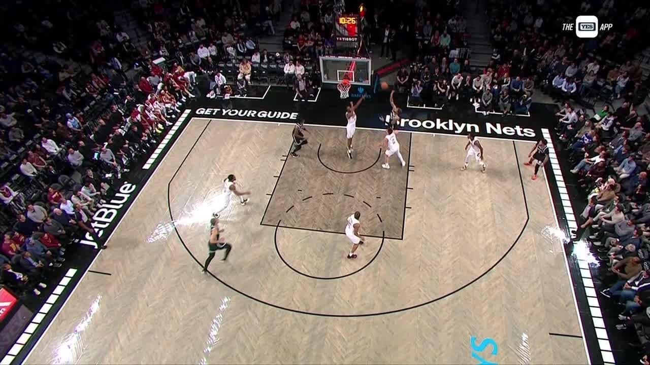 Nic Claxton rocks the rim with slam - ESPN Video