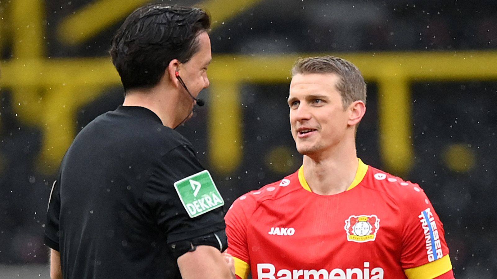 Dortmund keeper lets Lars Bender score penalty in his final match ...