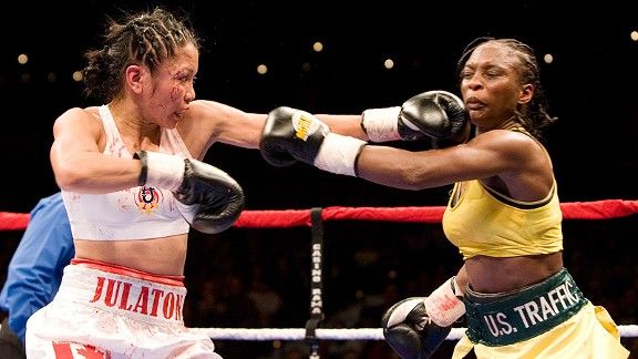 Champion boxer Ana "The Hurricane" Julaton packs a punch - ESPN