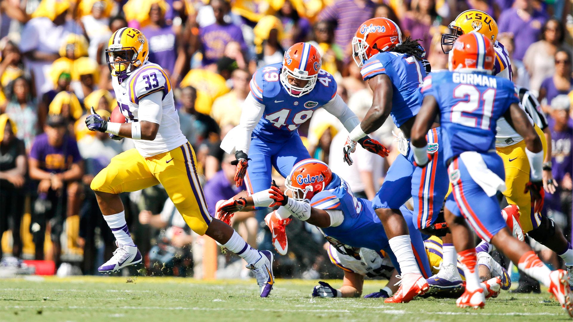 LSU Tigers RB Jeremy Hill is treating this season as a blessing - ESPN ...
