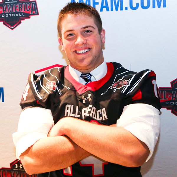 Alex Bars receives honorary jersey for Under Armour All-America Game ...