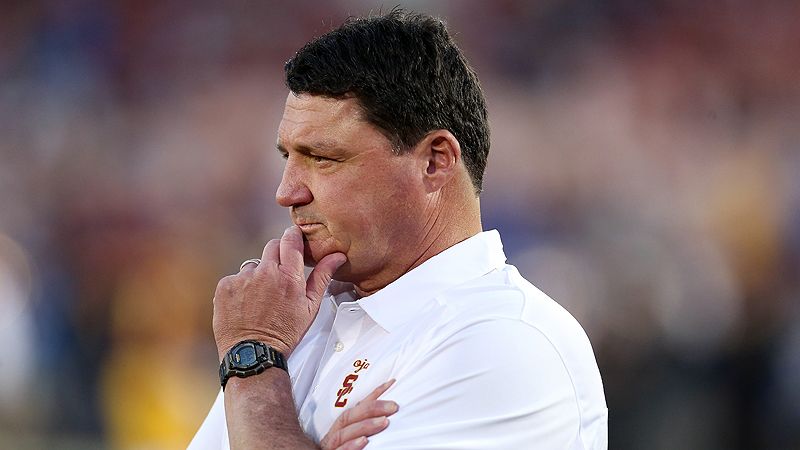 Ed Orgeron's fate as USC Trojans coach is known only to AD Pat Haden ...