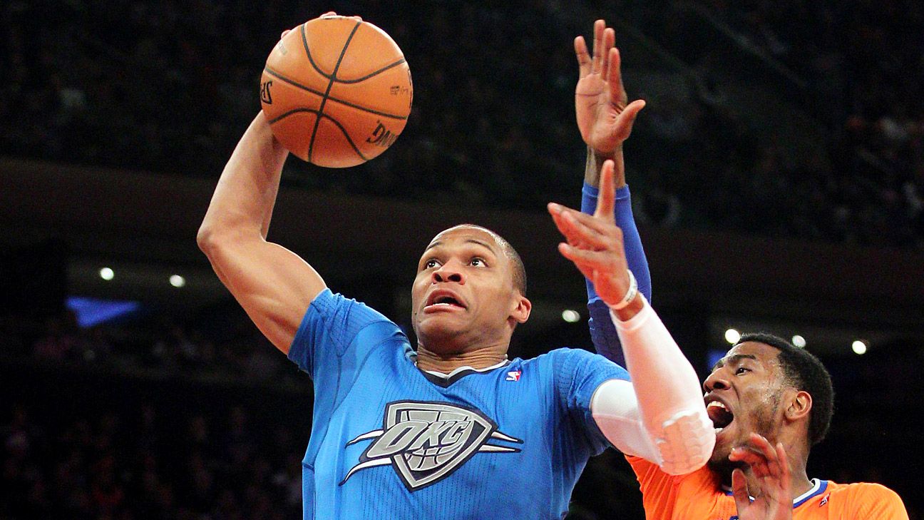 Westbrook out through All-Star break - ESPN