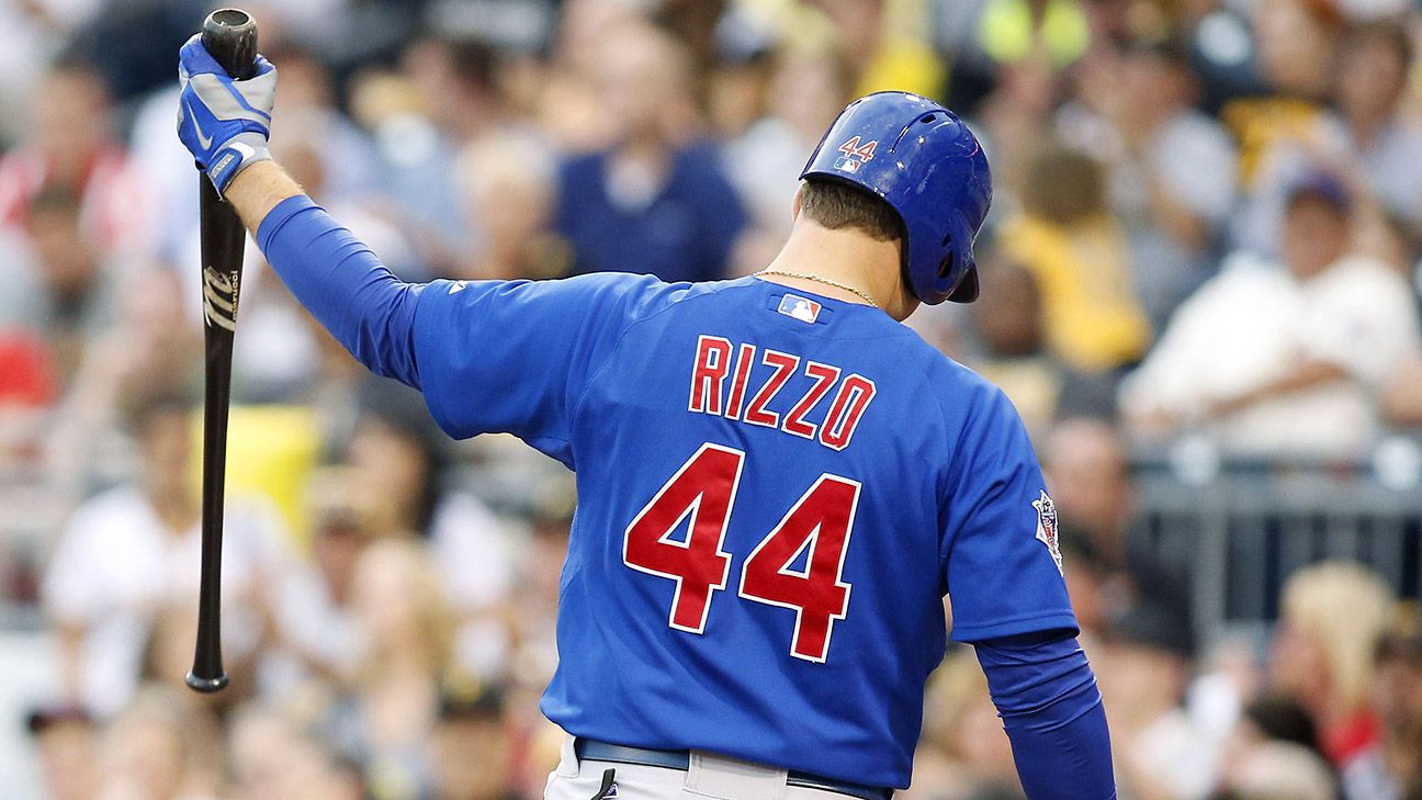 Anthony Rizzo Of Chicago Cubs Out Indefinitely With Mild Back Strain