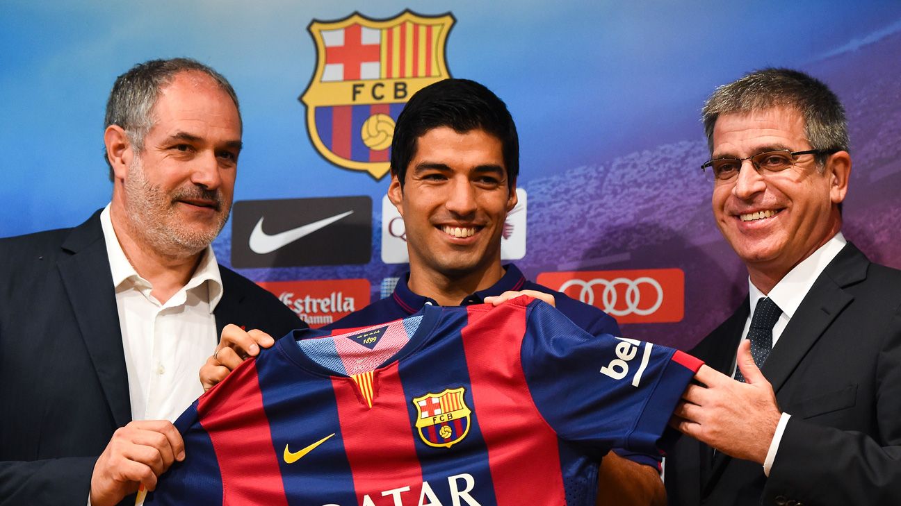 Barcelona: Luis Suarez cost £65m - ESPN