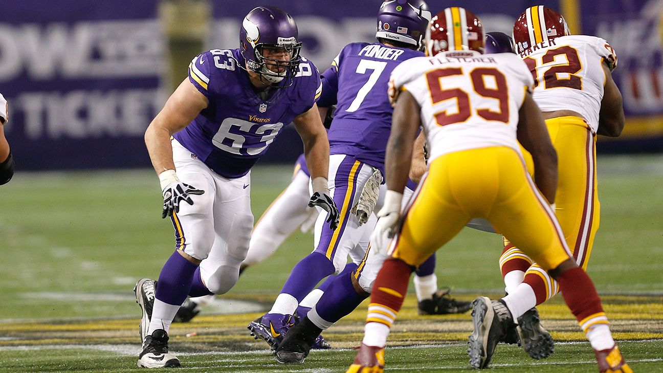 Brandon Fusco returns from concussion, active for Vikings vs. Chargers ...